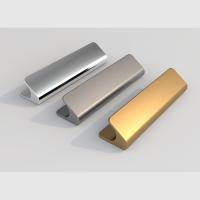 China Anodized Finish V Shaped Aluminum Handle For Home Office Decorate for sale