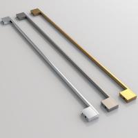China Aluminium Kitchen Cabinet Door Pull Handle And Knobs Customized Size for sale