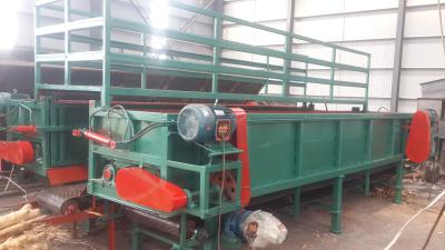 China Single & Double Roller Wood Debarker Machines 4-30 T/H Capacity 7.5-20KW Power for Industrial Bark Removal for sale