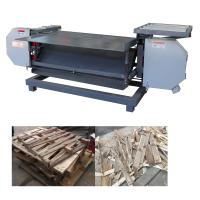 China Wood Pallet Bandsaw Dismantler Machine 1400mm Table for Nail Cutting 7.5KW for sale