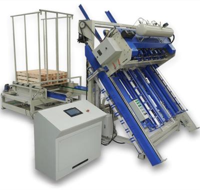 China Automatic Wood Pallet Making Machine with PLC Control, 800-1250mm Nailing Range, 4-8 Second Cycle Time for sale