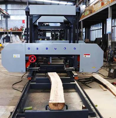 China Portable Horizontal Band Sawmill 700-1600mm Diesel or Electric Wood Saw Machine for sale
