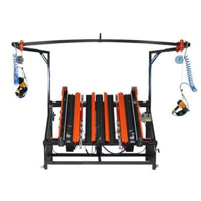 China Pneumatic PT-1500 Wood Pallet Nailing Machine with 800-1500mm Width Range and 440kg Weight for sale