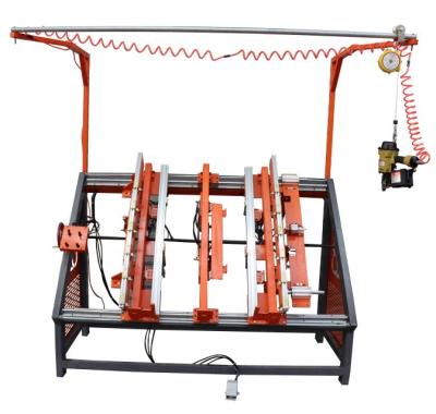 China PT-1700 Pneumatic Wood Pallet Nailing Machine for 600-1300mm Length, 800-1700mm Width American Tray Production for sale