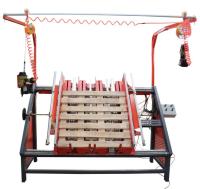 China Pneumatic Wood Pallet Nailing Machine Width 3300mm Adjustable Worktop 0.8MPA for sale