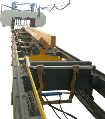 China Hydraulic Horizontal Band Sawmill 1200mm 1500mm Automatic Wood Cutting Saw Machine for sale