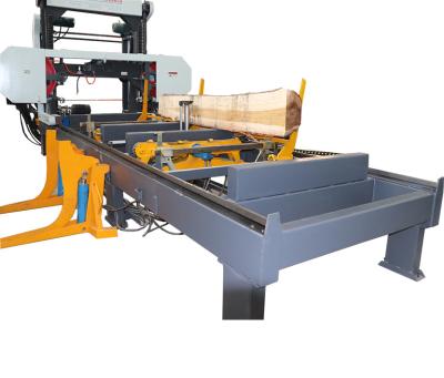 China Hydraulic Horizontal Band Sawmill 1000mm Max Cutting Diameter 22kw Main Motor for sale