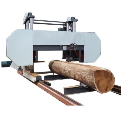 China Horizontal Band Sawmill Electric Motor 30-55kw Log Cutting Bandsaw 1200-2500mm for sale