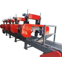 China Multi Heads Horizontal Wood Cutting Band Saw 1-6 Heads 300mm Width 260mm Height for sale