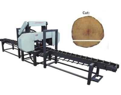 China Horizontal Wood Band Saw Industrial Sawmill 500mm Log Diameter 22kw Motor for sale