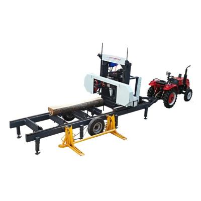 China Hydraulic Horizontal Band Sawmill 1000mm Diesel Portable Sawmill for 36in Logs 20ft for sale