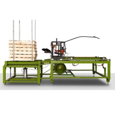 China AWPN-1500 Semi-Automatic Pallet Nailing Machine 600-1300mm Length 380V Pneumatic Operation for sale