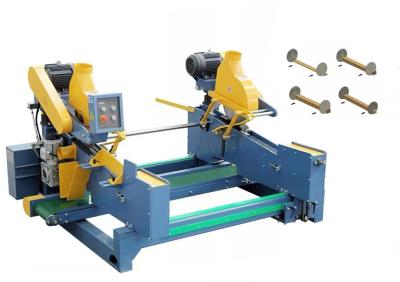 China Automatic Double End Trim Saw for Pallet Boards 400-1500mm Cutting Length 4KW Motor for sale