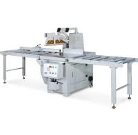 China Automatic Woodworking Pneumatic Cross Cut Off Saw 450mm Blade 5.5KW for Timber Panel Cutting for sale