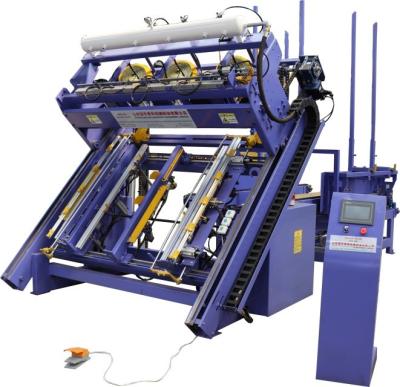China Automatic Wood Pallet Nailing Machine 220V 2kw for USA EPAL Pallets with PLC Touch Screen for sale