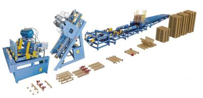China Professional Wood Pallet Making Machine / Machine To Make Wood Pallet for sale