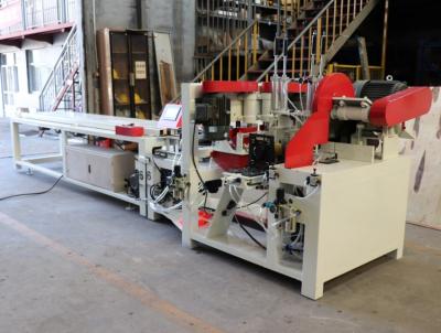 China Automatic Foot Block Machine, Foot Pier Machine, Wooden Pallet Block Nailing Machine for sale