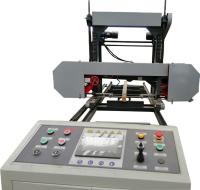 China Portable Horizontal Wood Bandsaw Sawmill 700-1600mm Diameter Electric or Diesel for sale