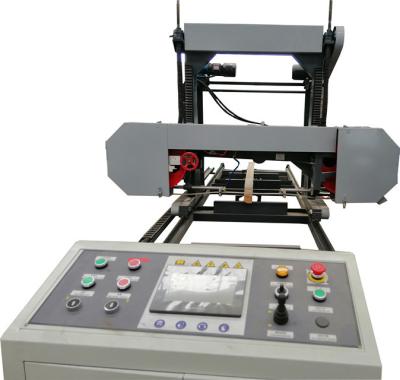 China Portable Horizontal Wood Bandsaw Sawmill 700-1600mm Diameter Electric or Diesel for sale
