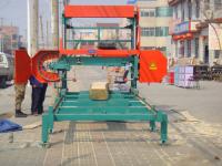 China Horizontal Band Saw Machine Portable Saw Mill Wood Cutting 700mm-1600mm Diesel Electric for sale