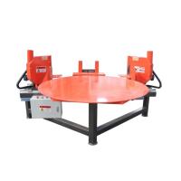 China Tray Corner Cutter Wood Pallet Corner Cutting Machine Circular Disc Saw Machine for sale