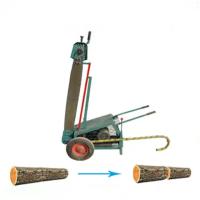 China Mobile Chain Sawmill for Big Logs Timber Cutting Vertical Wood Slasher 1200mm Diameter 50s Cut for sale