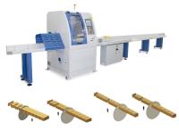 China Industrial Wood Automatic Cut Off Saw Horizontal Pneumatic Timber Cross Cut 450mm 7.5kw for sale