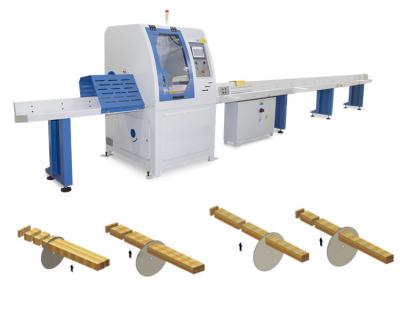China Industrial Wood Automatic Cut Off Saw Horizontal Pneumatic Timber Cross Cut 450mm 7.5kw for sale