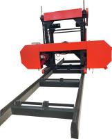 China Portable Horizontal Band Sawmill 700mm-1600mm Wood Cutting Saw Machine Diesel Electric for sale