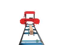 China Portable Horizontal Band Sawmill 600mm Cutting Diameter 300KG Woodworking Saw for sale