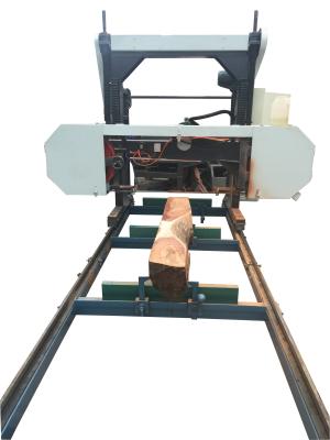 China Portable Horizontal Band Sawmill 700mm-1600mm Wood Cutting Diesel Electric Engine for sale