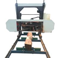 China Portable Horizontal Band Sawmill 600mm Cutting Diameter 300KG Wood Cutting Band Saw Machine for sale