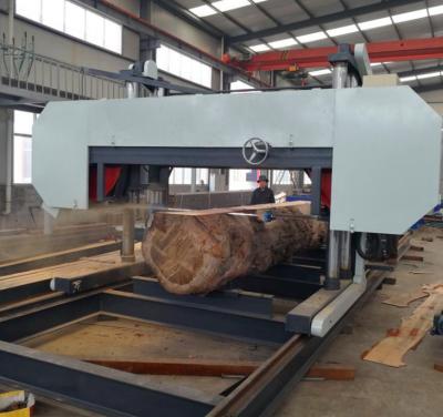 China Heavy Duty Horizontal Band Sawmill 1200mm-2500mm for Hardwood Cutting Machinery for sale