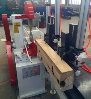 China Heavy Duty Twin Blades Circular Sawmill 400mm Diameter 7.5KW Motor for Log Cutting for sale