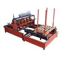 China Semi Automatic Horizontal Wood Stringer Pallet Making Machine 1500mm 380V for sale