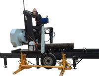 China Portable Hydraulic Diesel Sawmill 22HP 27HP Horizontal Band Saw for Wood Cutting 700mm 1600mm for sale