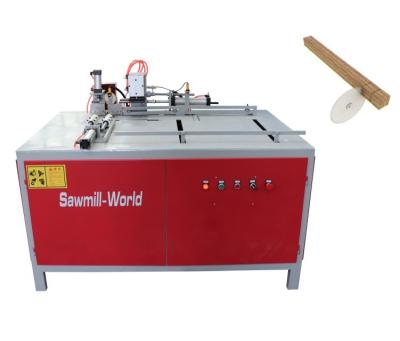 China Automatic Wood Cutter Machine Pallet Block Cutting Saw 1500mm Length 7.5kw Motor for sale