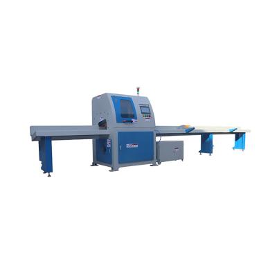 China Automatic CNC Woodworking Wood Pallet Plank / Block Cut Off Machine for sale