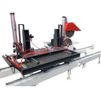 China Twin Blades Circular Sawmill 400mm Max Diameter 7.5KW for Wood Cutting Timber Sawing for sale