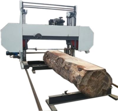 China Heavy Duty Horizontal Band Sawmill with 2000mm Max Diameter Capacity and 45KW Electric or 60HP Diesel Engine for sale