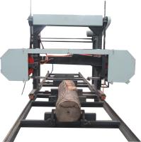 China Portable Horizontal Band Sawmill 700mm-1600mm Diesel or Electric Powered Timber Saw for sale