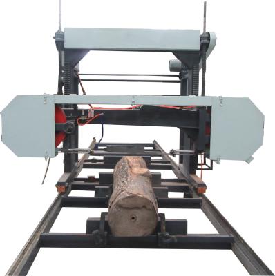 China Portable Horizontal Band Sawmill 700mm-1600mm Diesel or Electric Powered Timber Saw for sale