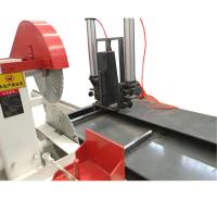 China 2 Blade Circular Sawmill 7.5KW 40cm Wood Cutting Machine with Dual Motors and Linear Guideway for sale