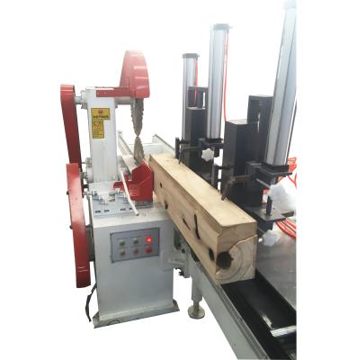 China Twin Blade Circular Sliding Table Sawmill 400mm Diameter 3000mm Length Wood Cutting Machine for sale