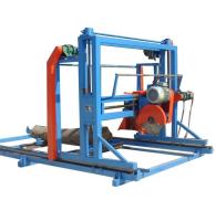 China 380V Double Saw Blade Angle Portable Swing Blade Sawmill DS 2000 3000KG for sale