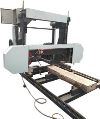 China Portable Horizontal Band Sawmill Diesel Engine 14-27HP Log Cutting 700-1600mm Diameter for sale