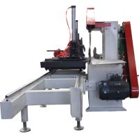 China Dual Circular Blade Electric Wood Sliding Table Saw 400mm Max Diameter 7.5KW Motor for sale