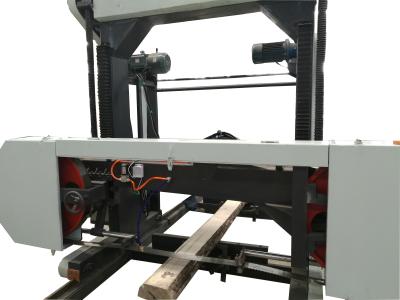 China Portable Horizontal Band Sawmill 700mm-1600mm Diesel or Electric Wood Cutting Machine for sale