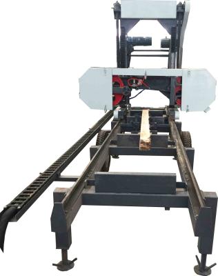 China Portable Horizontal Band Sawmill 700mm to 1600mm Log Cutting Band Saw Diesel or Electric for sale