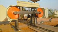 China Heavy Duty Horizontal Band Sawmill 1200-2500mm Cutting Capacity with 22-45KW Motor Power for Large Wood Processing for sale
